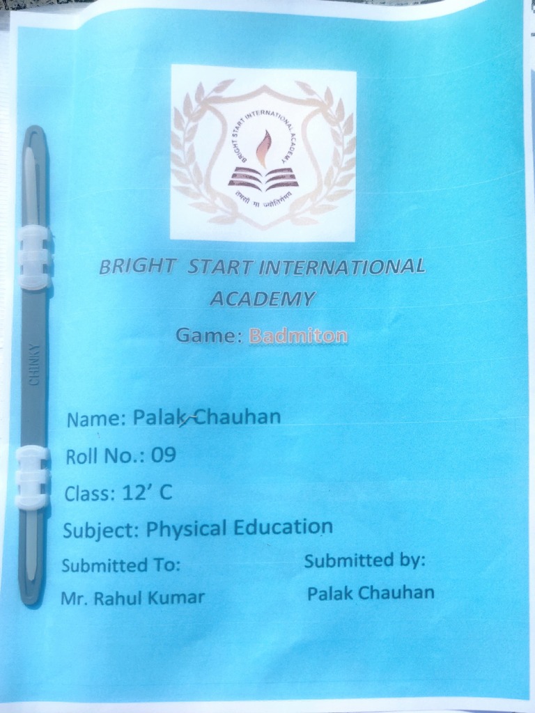 PHE Project Badminton | PDF | Summer Olympic Sports | Indoor Sports