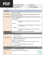 COT - MTB SALITANG KILOS - Docx Version 1 | PDF