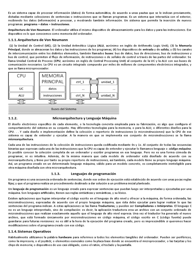 Informatica Resumen | PDF | Programación | Programa de computadora