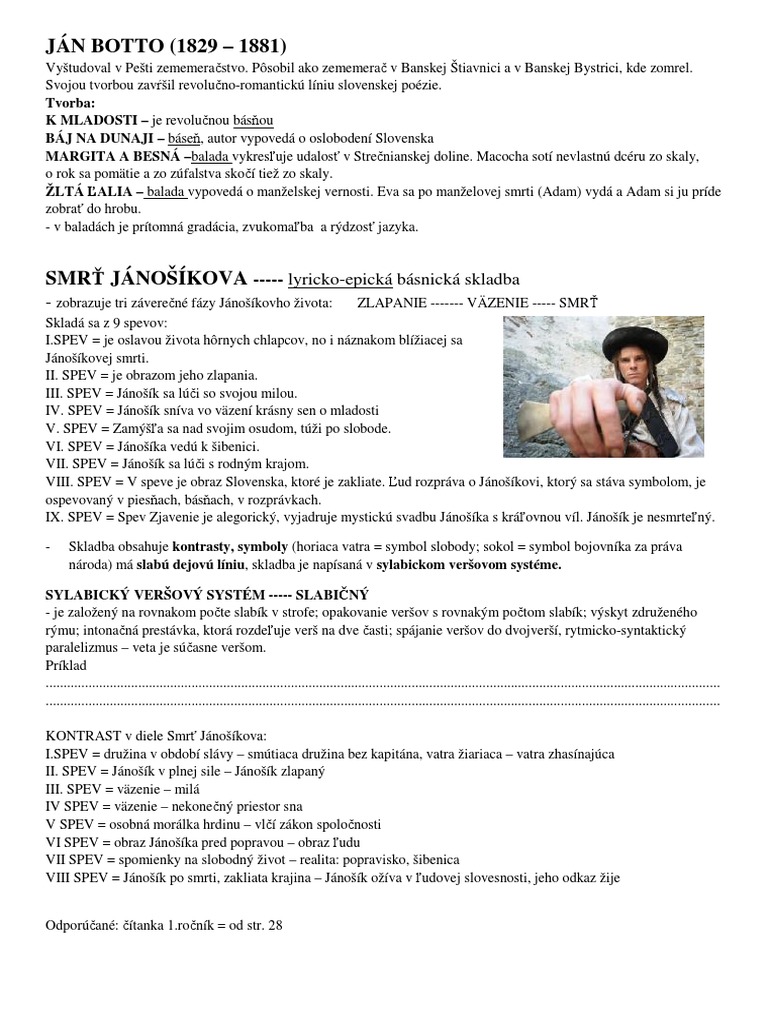 29 - Jan Botto - SMR Janosikova | PDF