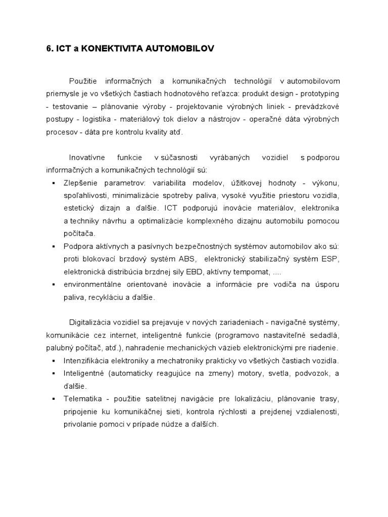 Prednaska 6 Konektivita | PDF