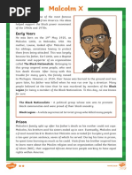 Malcolm X's Journey to Literacy | PDF | Malcolm X | Learning To Read