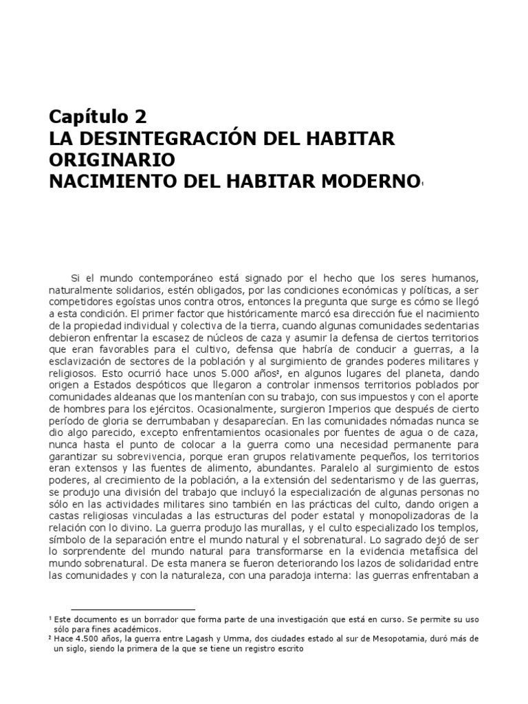Historias Del Habitar Humano-2 | PDF