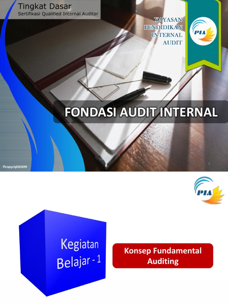 V-05 Slide Presentasi Modul Fondasi Internal Audit - Juli 2020 | PDF