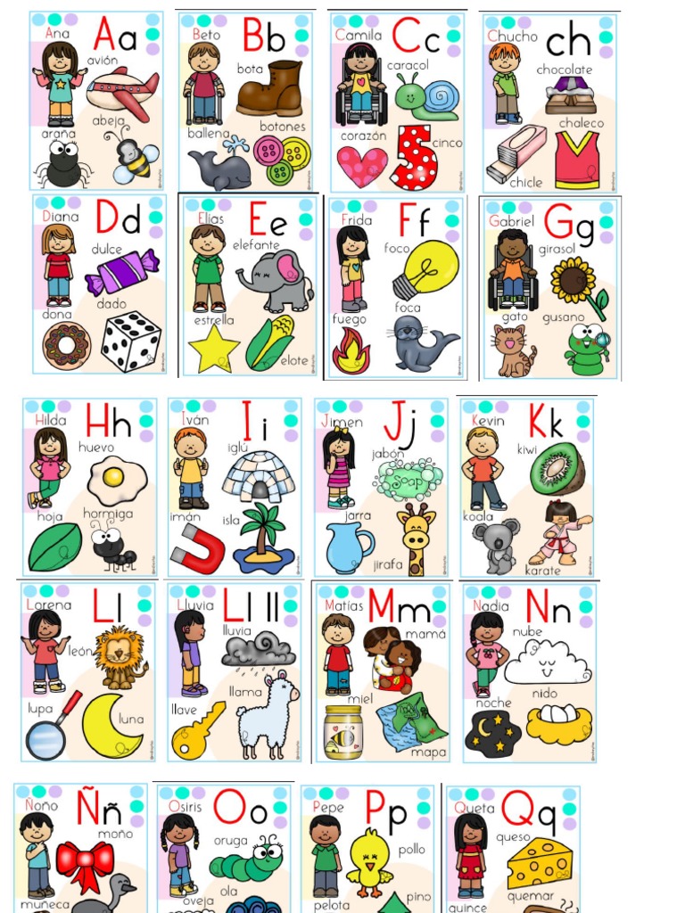 Abecedario Para Imprimir Pdf