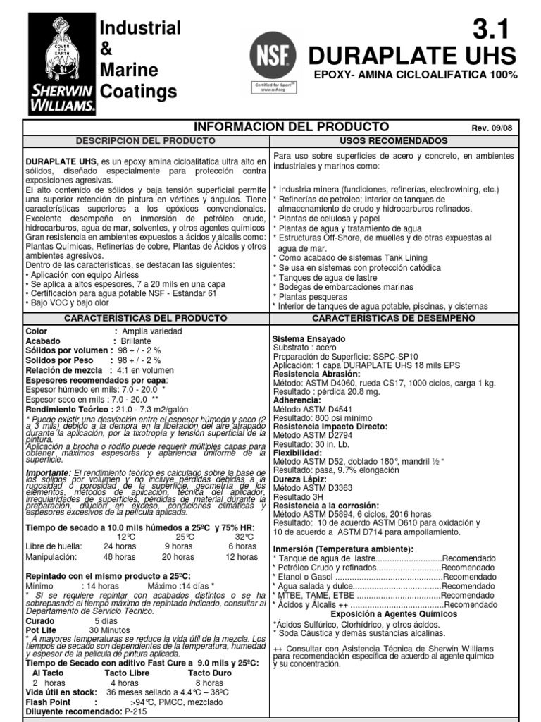 Duraplate UHS | PDF | Pintar | Acero