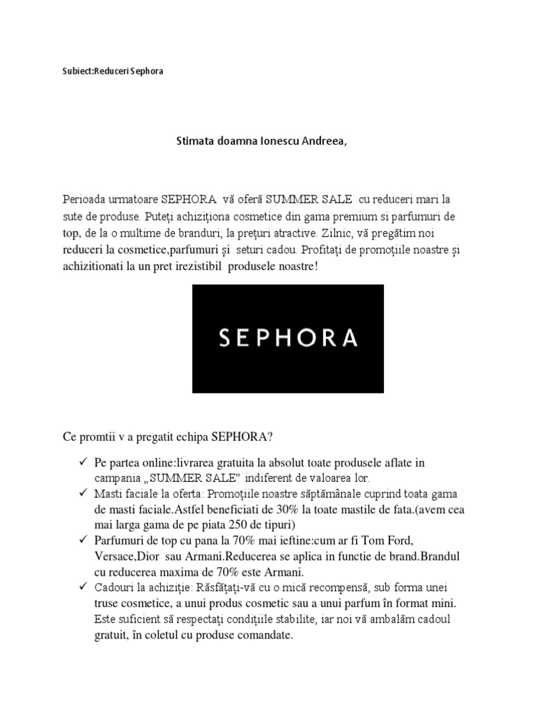 Sephora | PDF