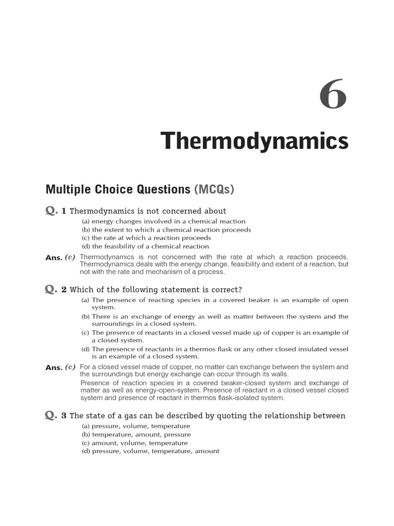 Worksheet of Thermodynamics | PDF | Enthalpy | Heat
