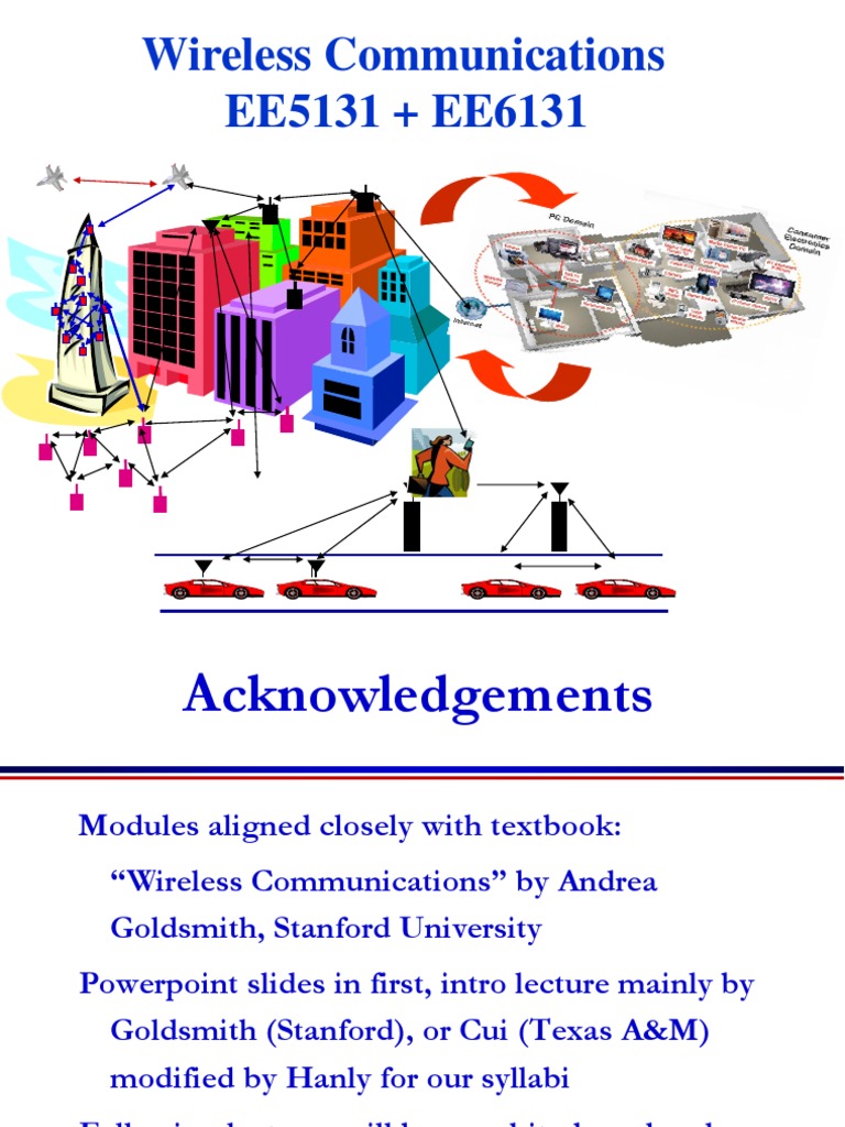 Intro Lecture | PDF | Channel Access Method | Cellular Network