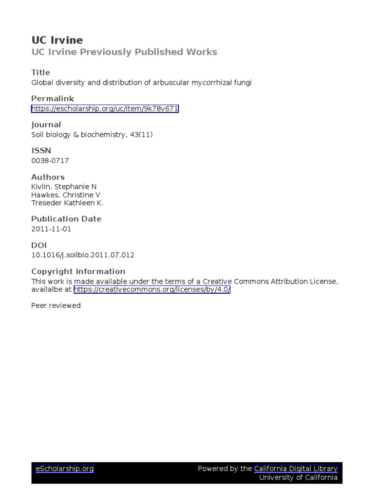 2011 Kivlin | PDF | Fungus | Phylogenetic Tree