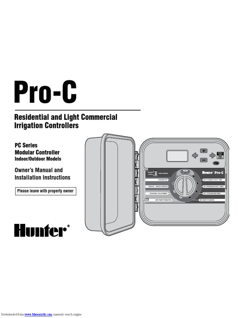 Pro C Manual | PDF | Relay | Valve