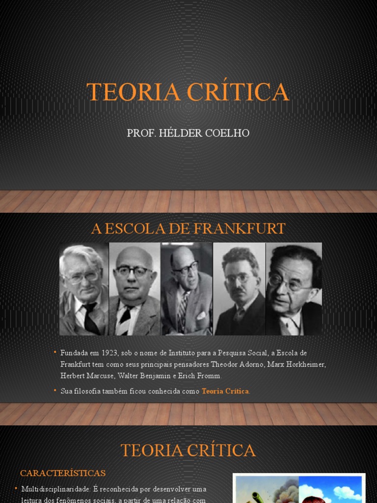 Teoria Crítica - Interação | Download grátis PDF | Teoria Crítica ...