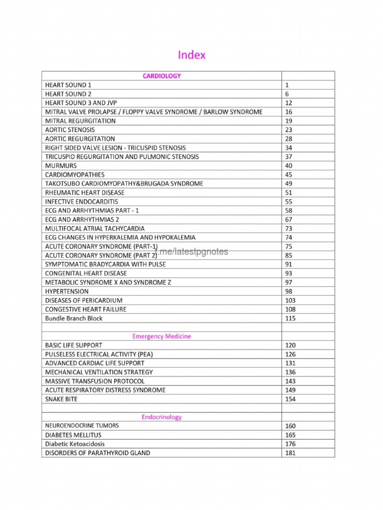 Medicine Prepladder 2020 | PDF