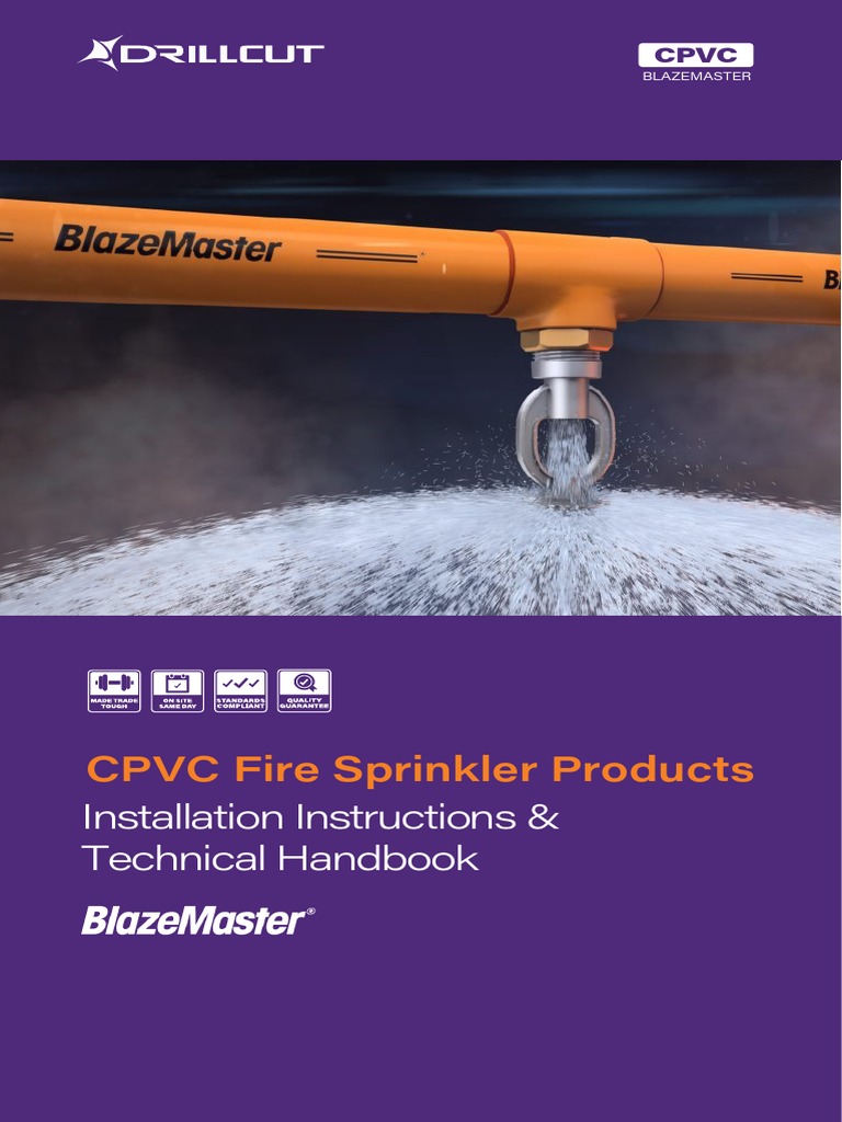 TDS - CPVC Blazemaster Technical Guide | PDF | Fire Sprinkler System ...