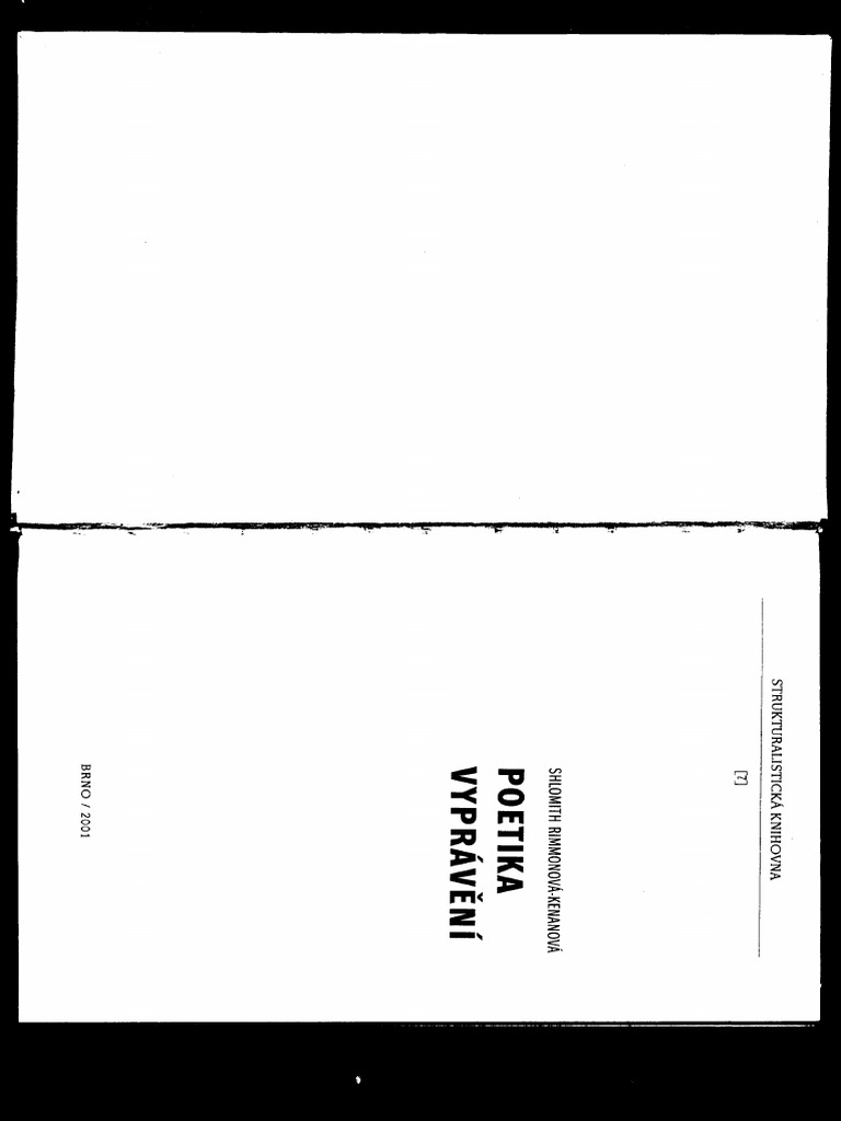 Rimmon-Kenanová - Poetika Vyprávění | PDF