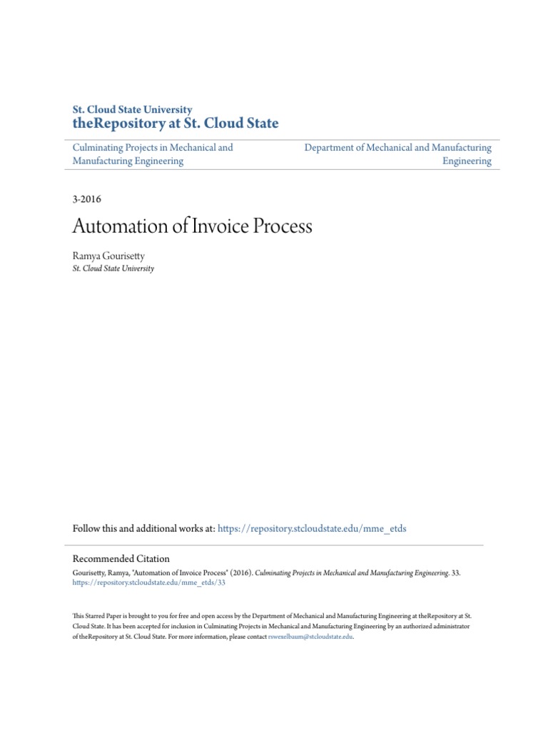Automation of Invoice Process | PDF | Databases | Software Testing