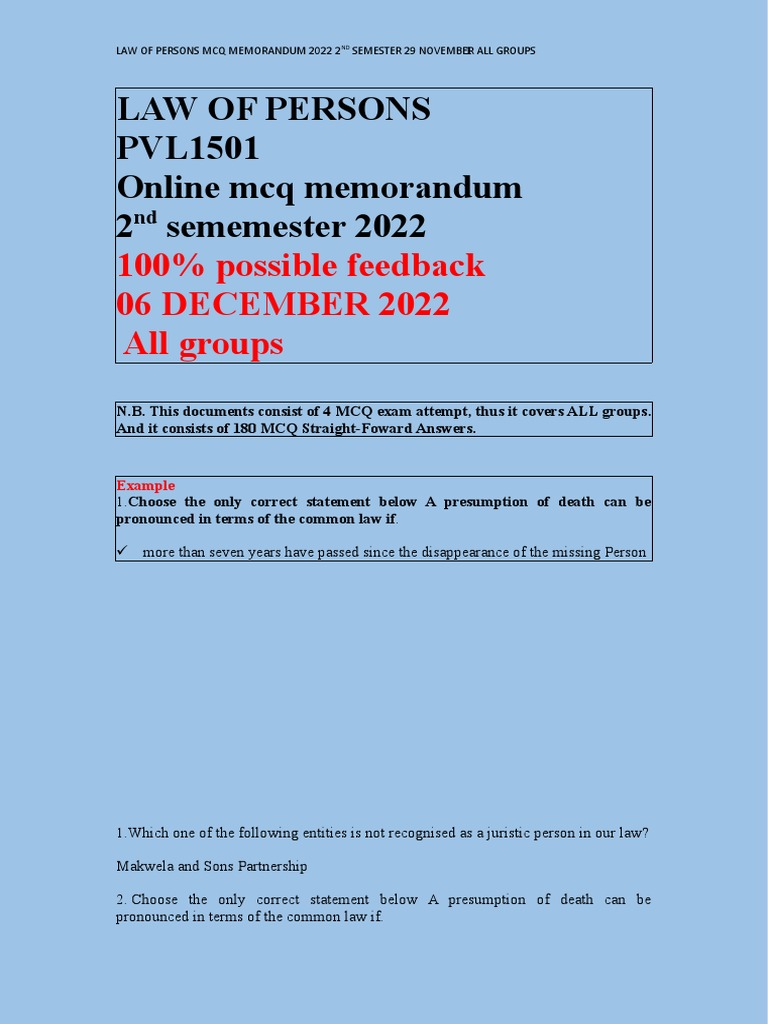 Law of Persons | PDF | Domicile (Law) | Legal Guardian