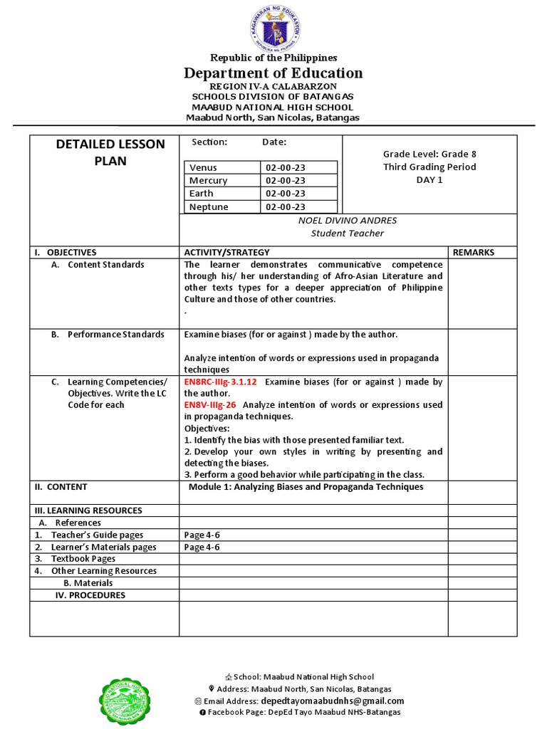 DLP-Q3-DAY-1-2 Biases | PDF | Bias | Truth