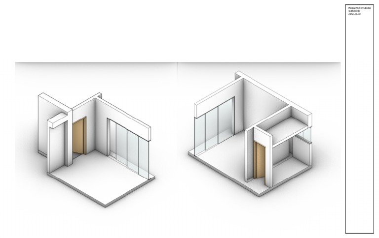 Axonometric Cut Out Drawing | PDF