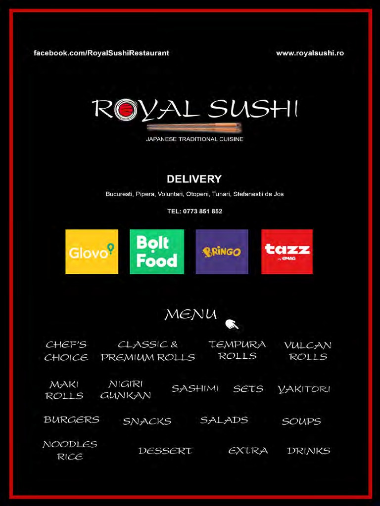 Menu Royal Sushi | PDF