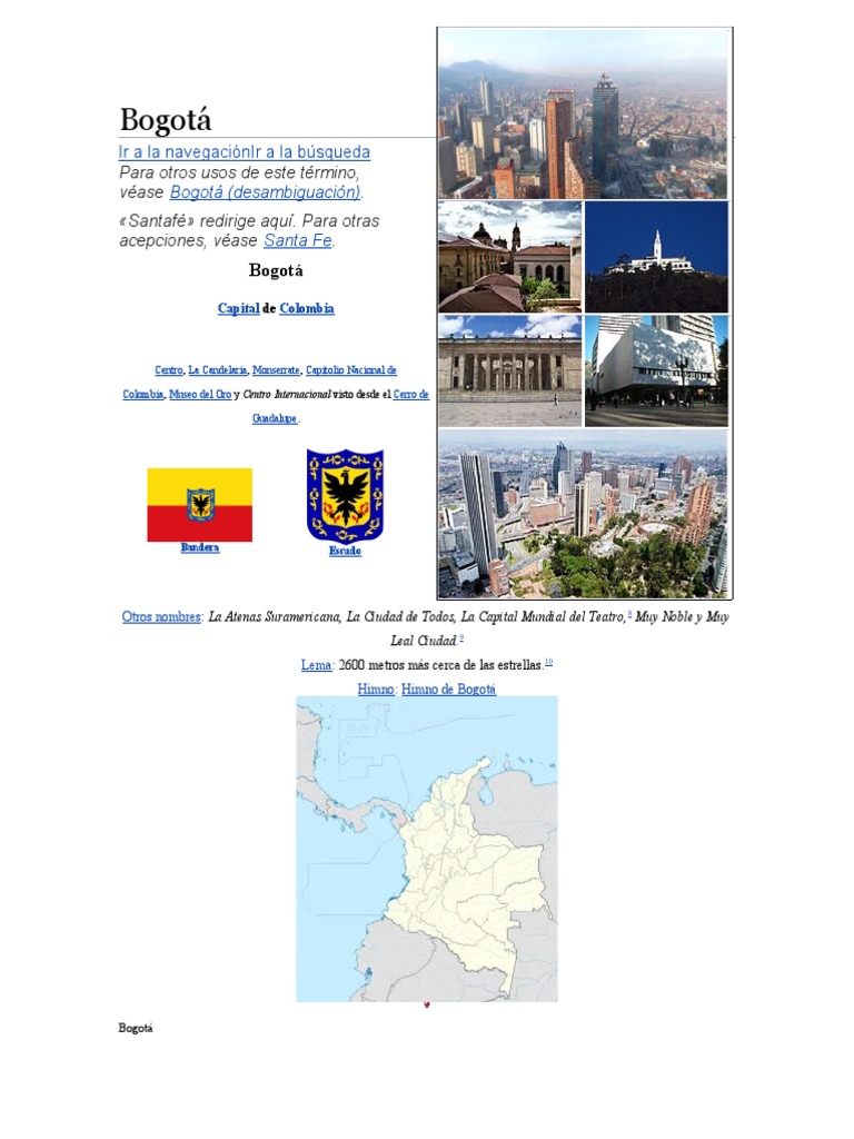 Bogotá | PDF