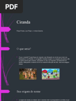 História Da Ciranda | PDF | Herança cultural | Danças