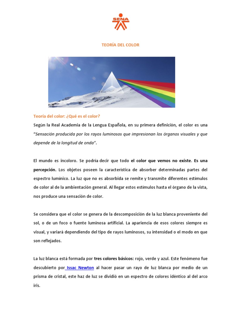 Teoría del Color y su Significado | PDF | Color | Magenta