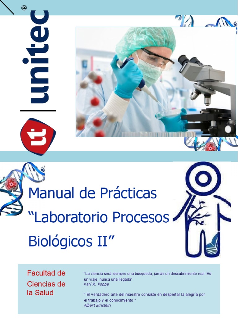 Manual Procesos Biologicos II - CuartaVersión - Enero2023-1 | PDF | Adn ...