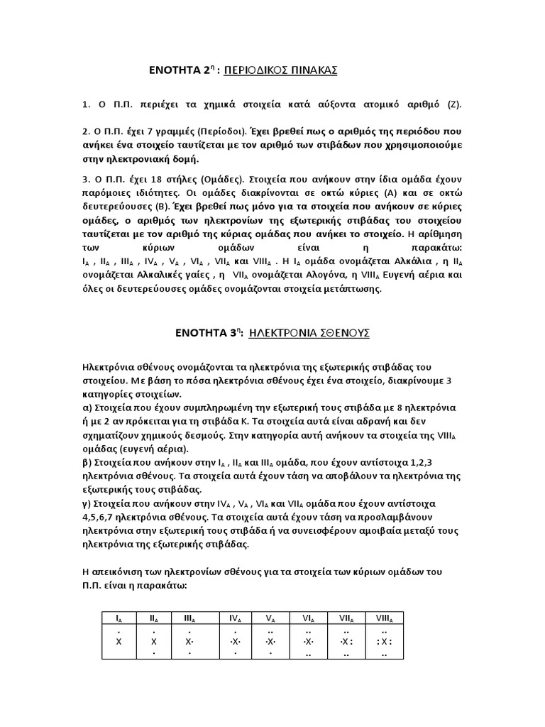 ΘΕΩΡΙΑ 2 ΚΕΦ Α ΛΥΚΕΙΟΥ | PDF