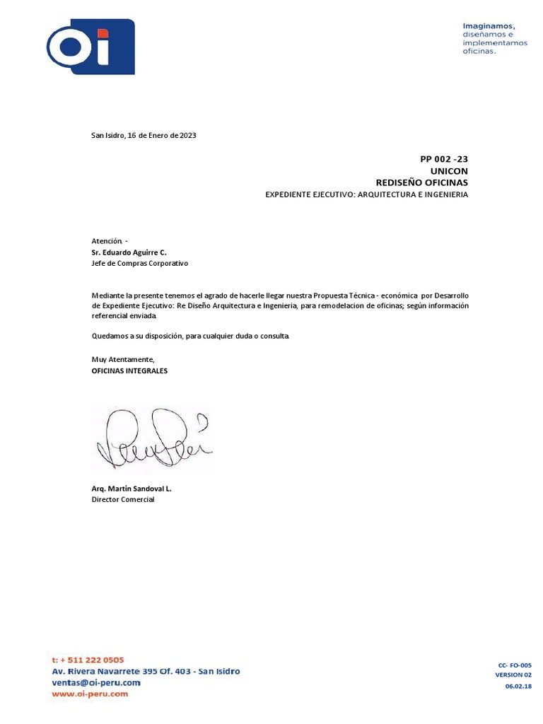 PP 002 - 23 Unicon - Expediente Tecnico - Arq + Ing | PDF