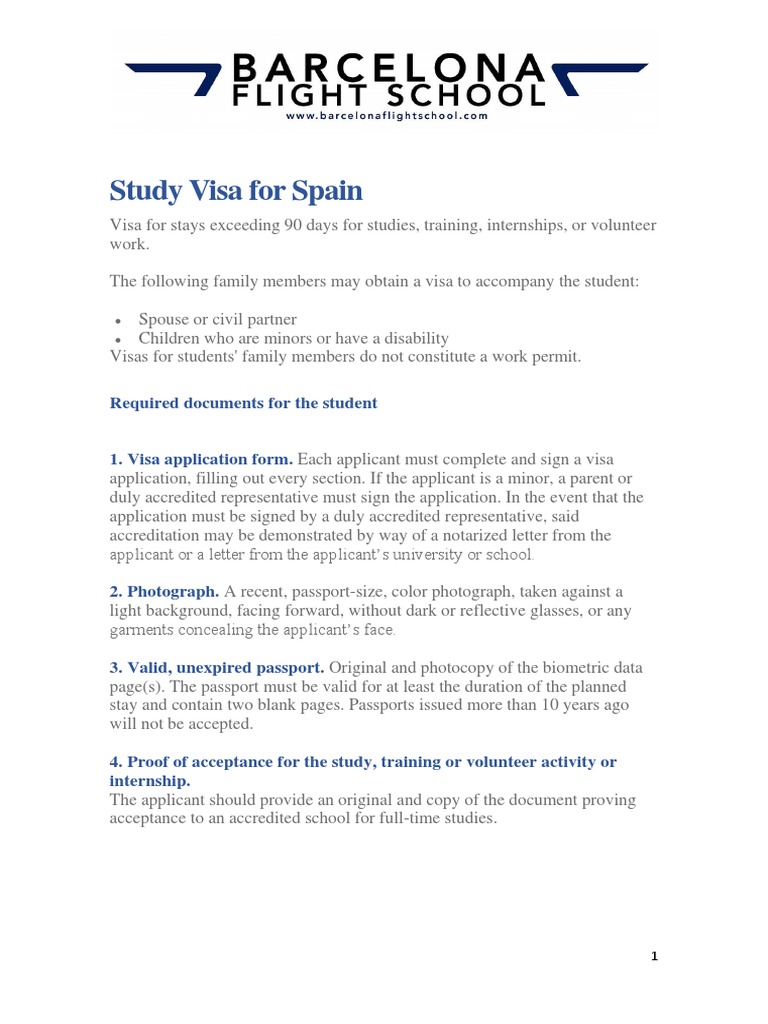 Your Student Visa For Spain | PDF | Travel Visa | Insurance