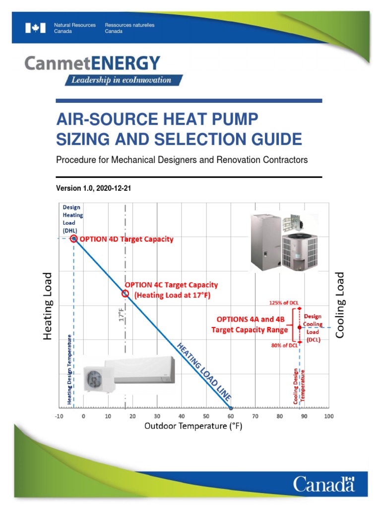 ASHP Sizing and Selection Guide (EN) | PDF | Air Conditioning | Heat Pump