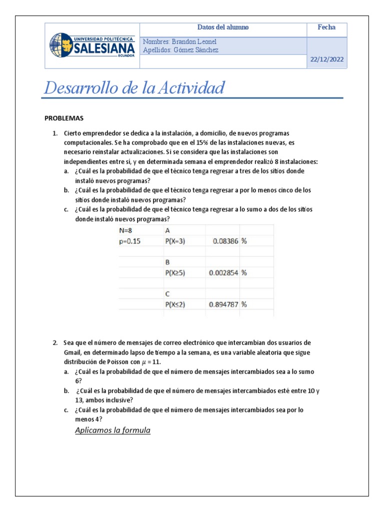 Tarea 7 | PDF | Distribución de veneno | Enseñanza de matemática