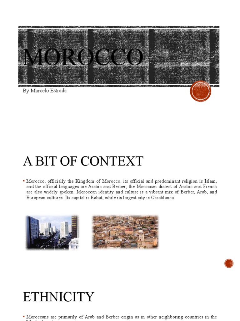An Overview of Moroccan Demographics, Culture, Religion, and Family ...
