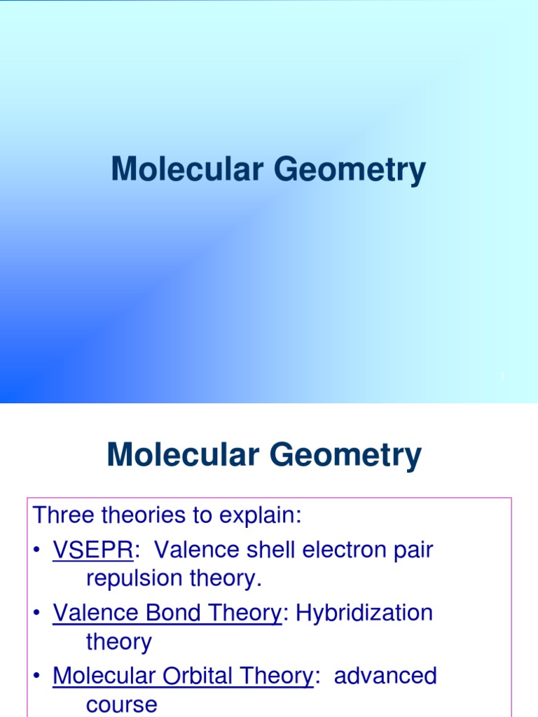 Vsepr Theory | PDF | Applied And Interdisciplinary Physics | Chemistry