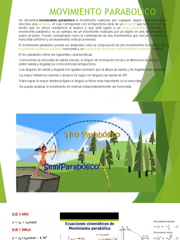 Movimiento Parabolico | PDF