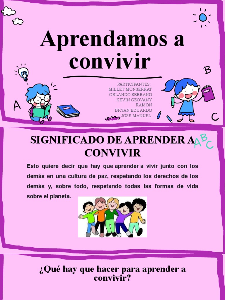 Aprendamos A Convivir | PDF