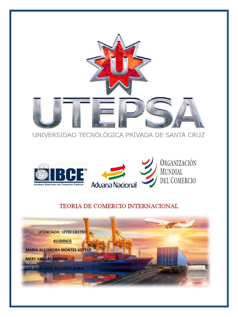 Comercio Exterior en Bolivia | PDF | aduana | El comercio internacional