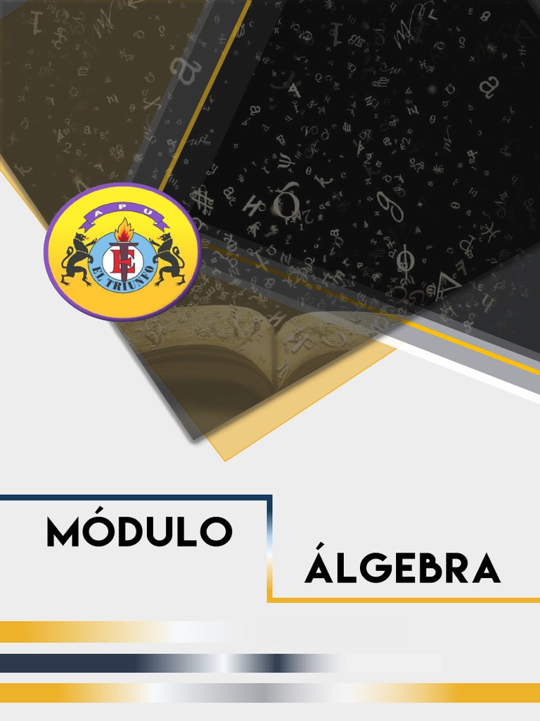Módulo Álgebra | PDF | Exponenciación | Ecuaciones