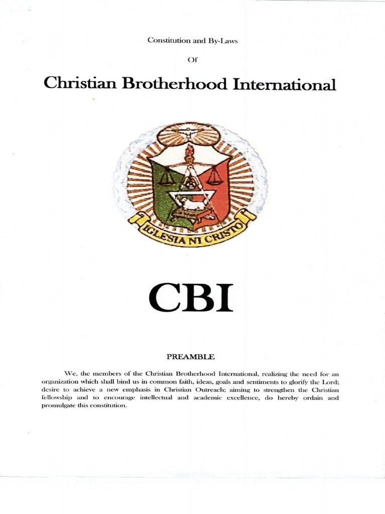 CBI by Laws | PDF