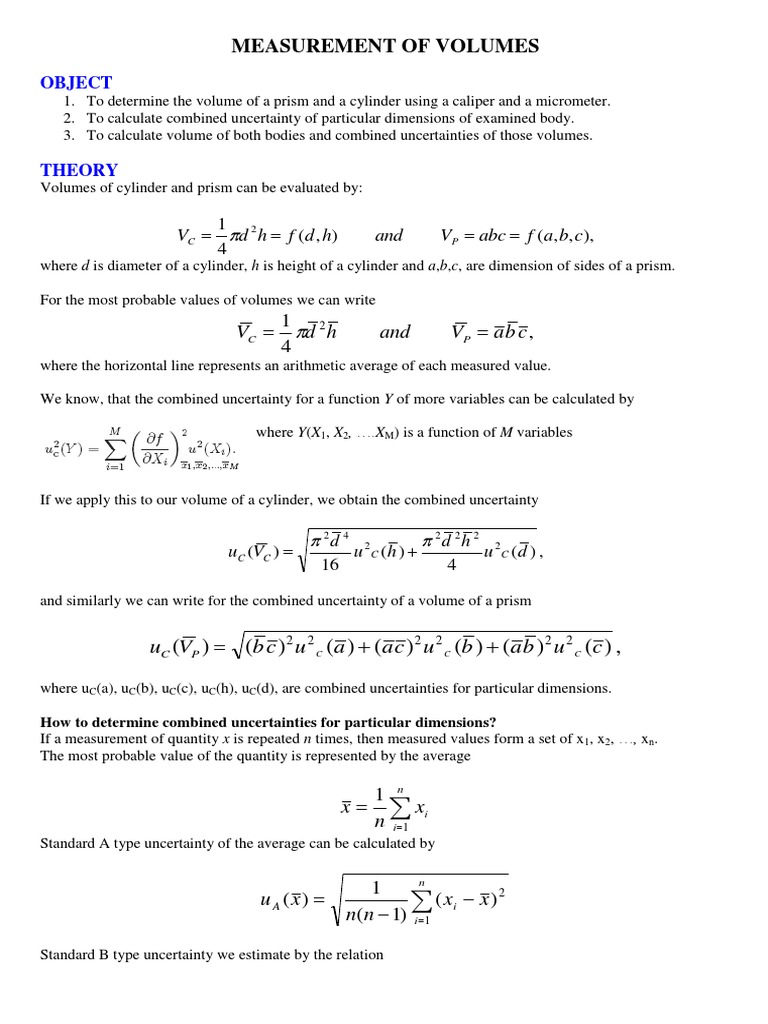 Physics Volume | PDF | Significant Figures | Science