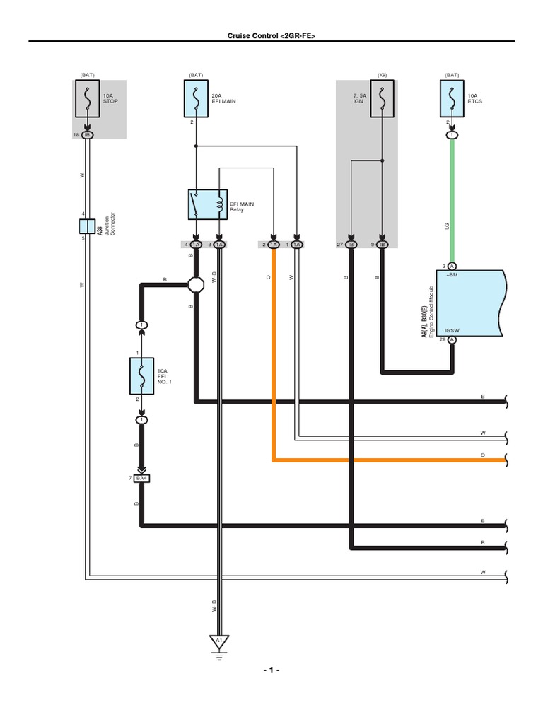 Cruise Control (2GR-FE) | PDF | Mechanical Engineering | Transportation ...