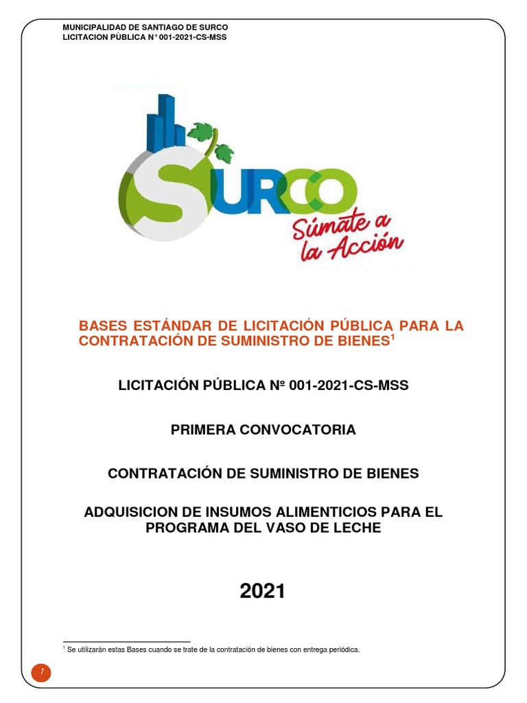 Bases Estandar LP 01 Vaso de Leche - 20210215 - 132159 - 325 | PDF | Apelación | Regulación