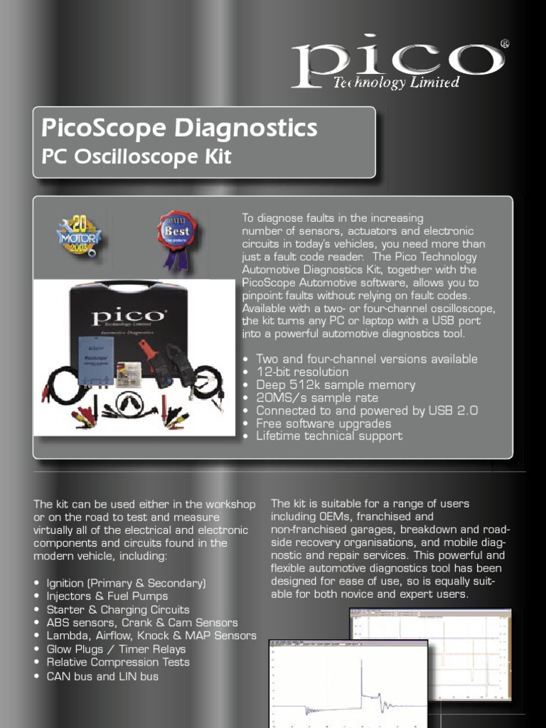 Pico Automotive Diagnostics Kit | PDF | Ignition System | Electromagnetism
