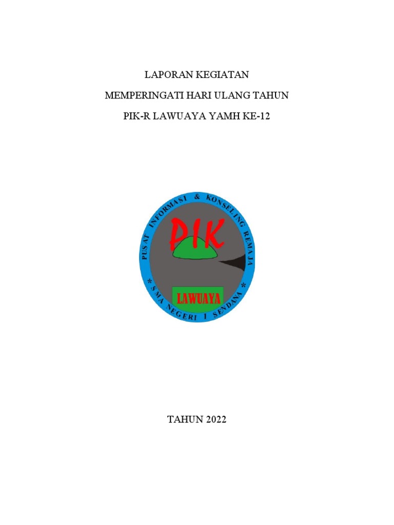 LAPORAN KEGIATAN Pik R | PDF
