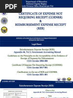 2017 COA Circular No. 2017 001 - Annex A Certification of Expenses Not Requiring Receipts | PDF