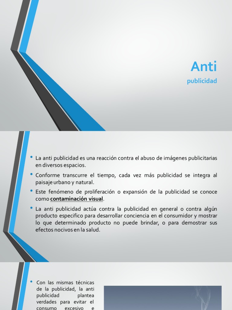 Anti Publicidad | PDF