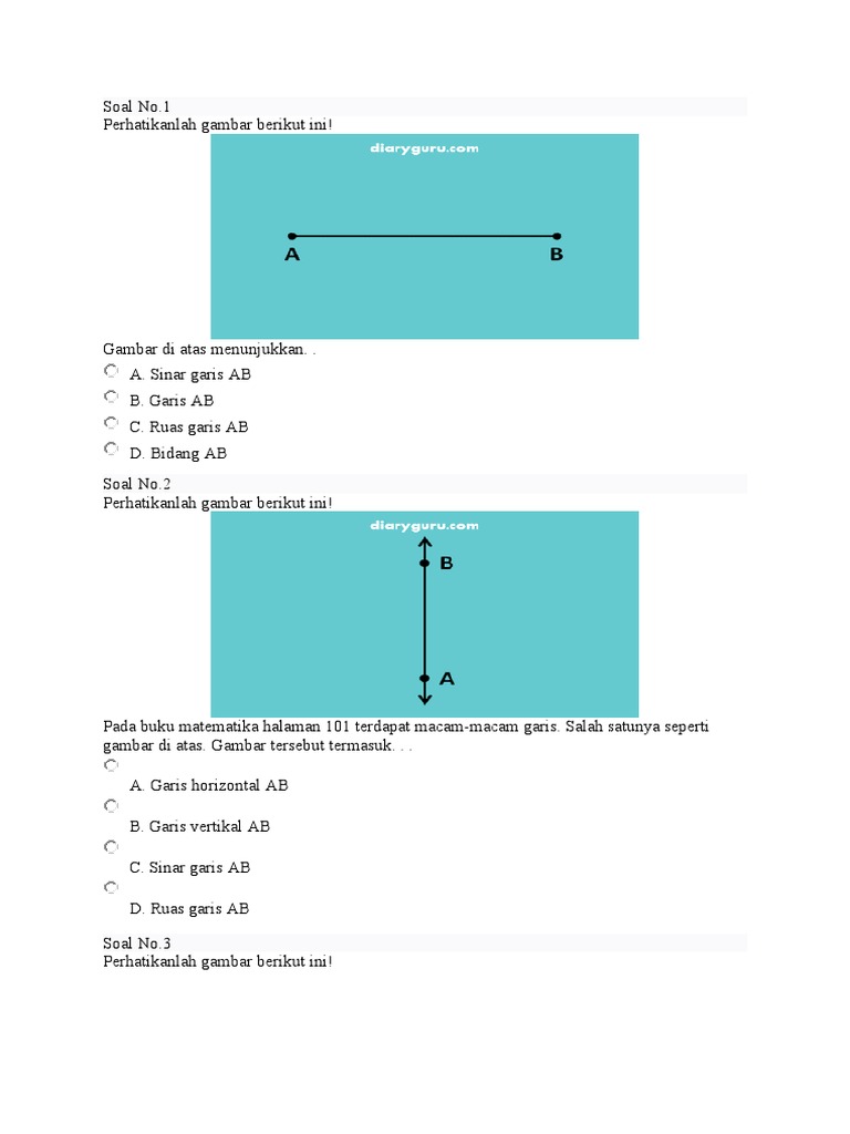 Soal Garis | PDF
