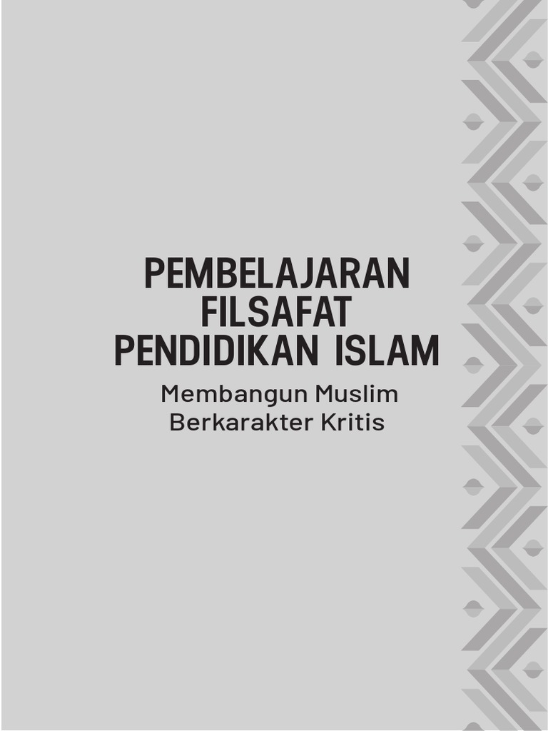 BUKU, Pembelajaran Filsafat Pendidikan Islam | PDF | Karier & Perkembangan
