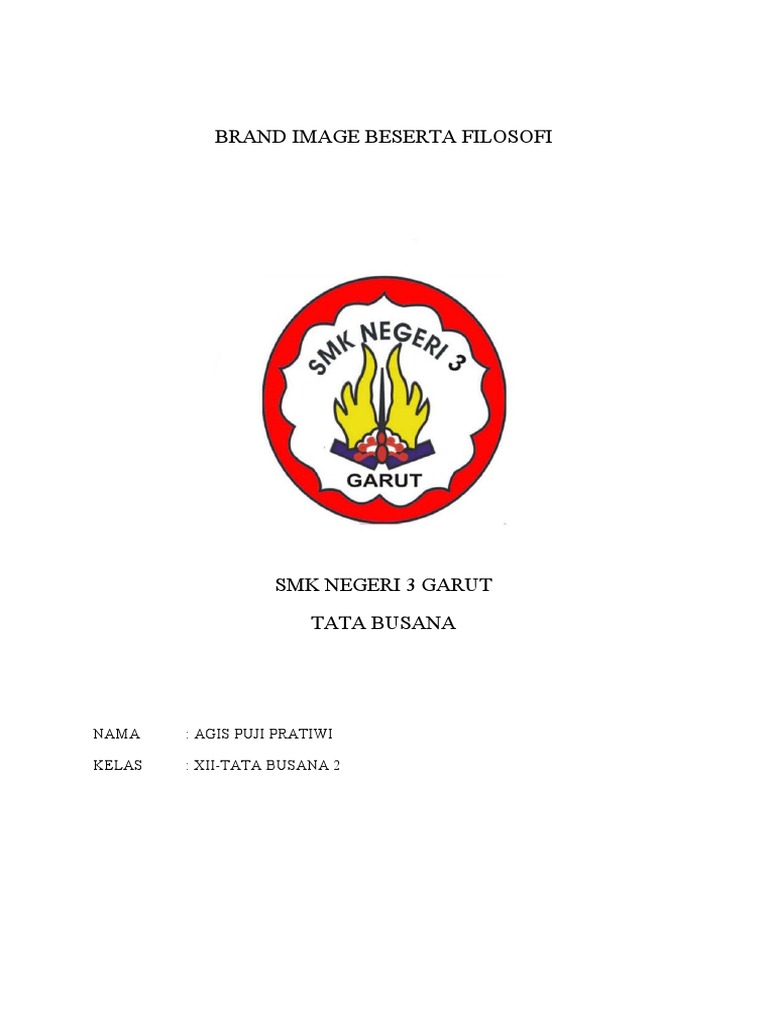 Filosofi Brand Cendana SMK 3 Garut | PDF | Karier & Perkembangan